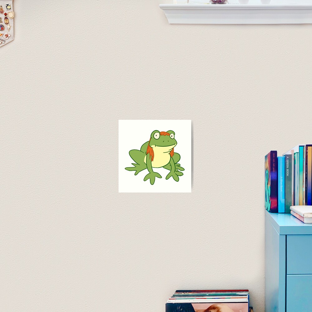 "frog in a wig" Art Print by HausofBeetus | Redbubble