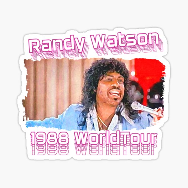"Randy Watson" Sticker for Sale by melbyegroy | Redbubble