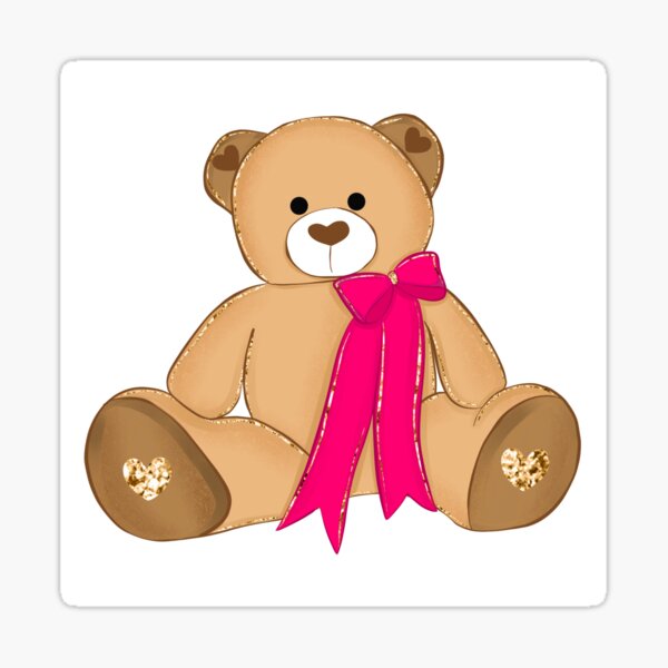 "Teddy bear" Sticker for Sale by souad-ramdani34 | Redbubble