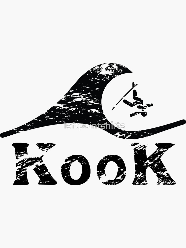 "Kook" Sticker for Sale by leftpointshirts | Redbubble