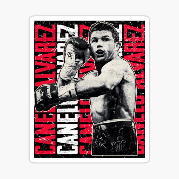 "Canelo Alvarez" Sticker for Sale by glenderige | Redbubble