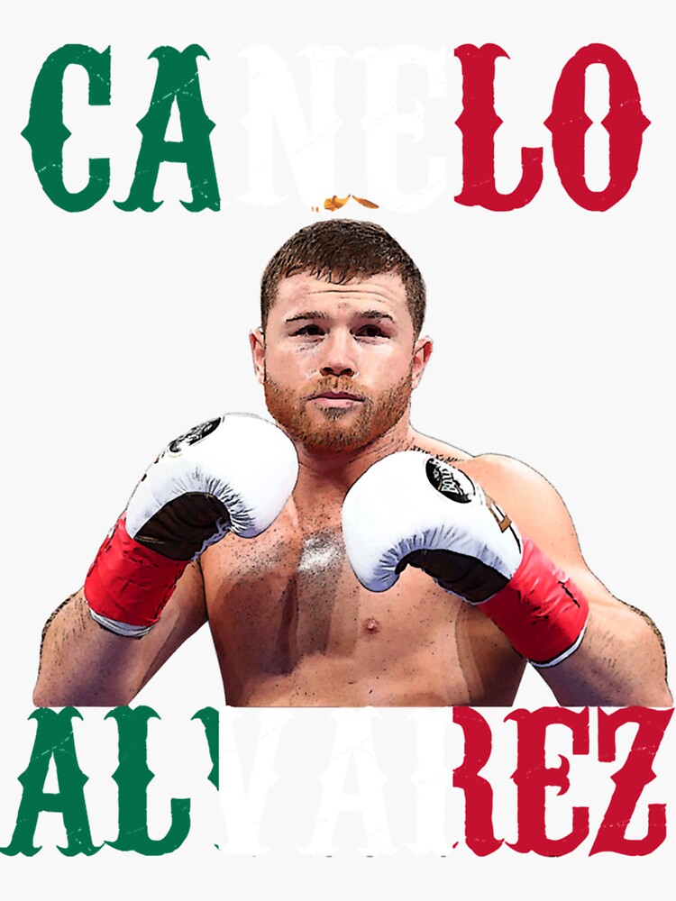 "Canelo Alvarez" Sticker for Sale by glenderige | Redbubble