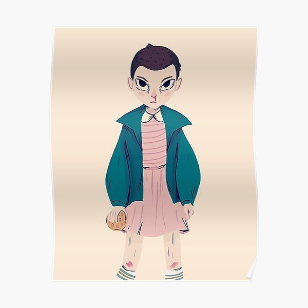 "Stranger Things Eleven" Poster for Sale by robadict | Redbubble