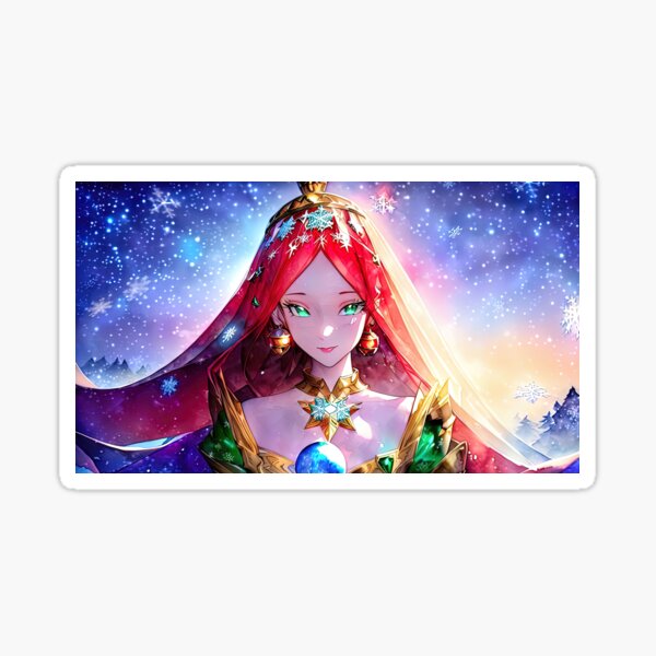 "Spirit of Christmas anime version #08" Sticker for Sale by Art3dLabs ...