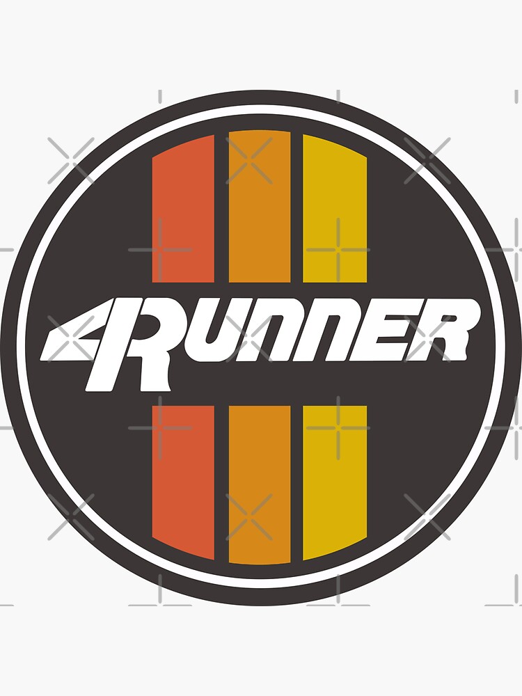"4Runner Retro Logo" Sticker for Sale by MaseRiley99 | Redbubble