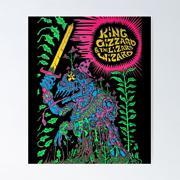 "King Gizzard & the Lizard Wizard" Poster for Sale by KELSIEDENLINGER ...