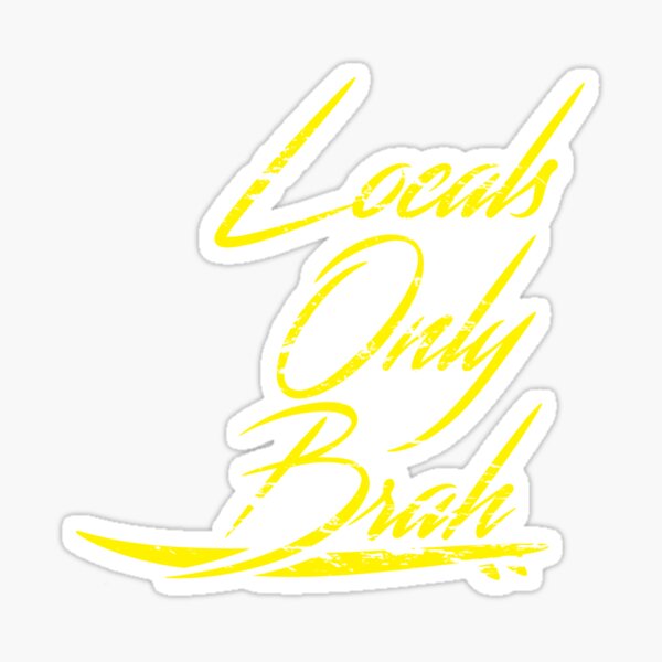 "Locals Only" Sticker by leftpointshirts | Redbubble