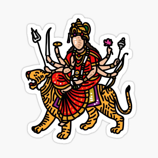 "Goddess Kali" Sticker for Sale by AParallelWorld | Redbubble