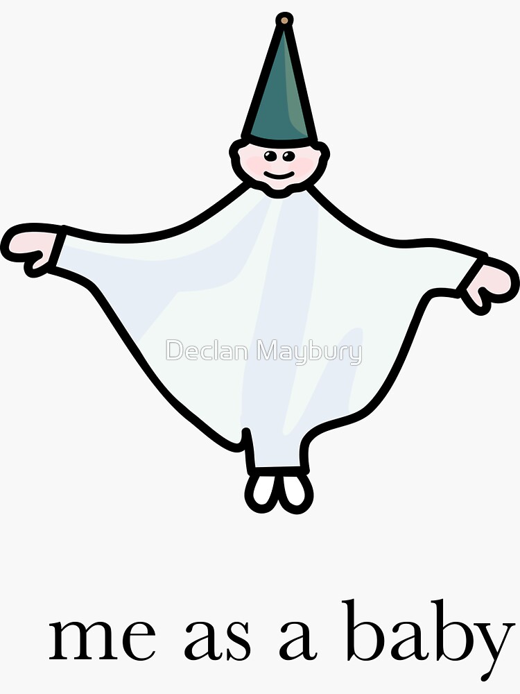 "This was you as a baby! TikTok Meme" Sticker for Sale by declanmaybury ...