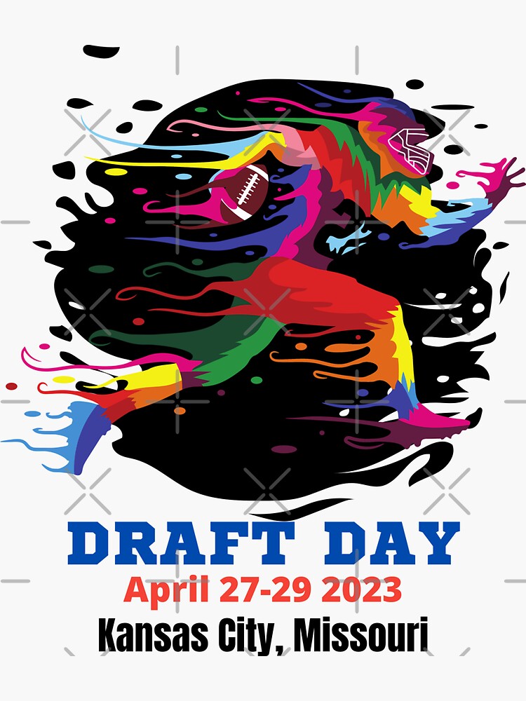 "Draft Day Football 2023" Sticker for Sale by miyagifactory | Redbubble