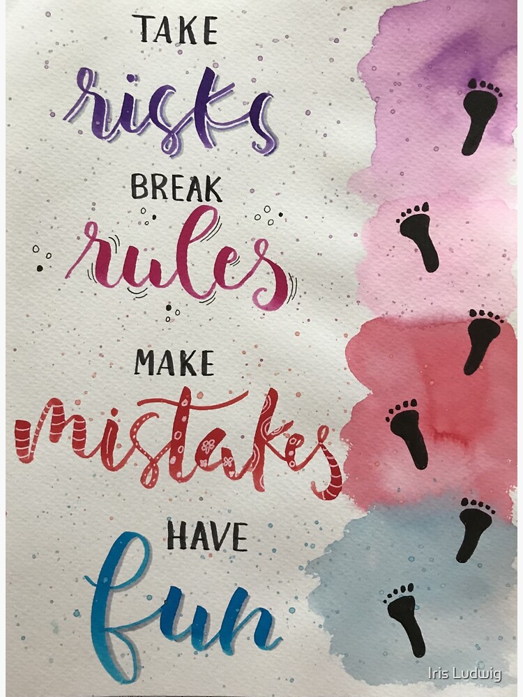 "Hand lettering, wisdom, footprints" Sticker for Sale by Helmbrechts ...