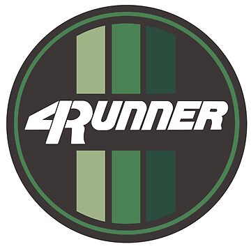 "4Runner Retro Logo (Green)" Sticker for Sale by MaseRiley99 | Redbubble
