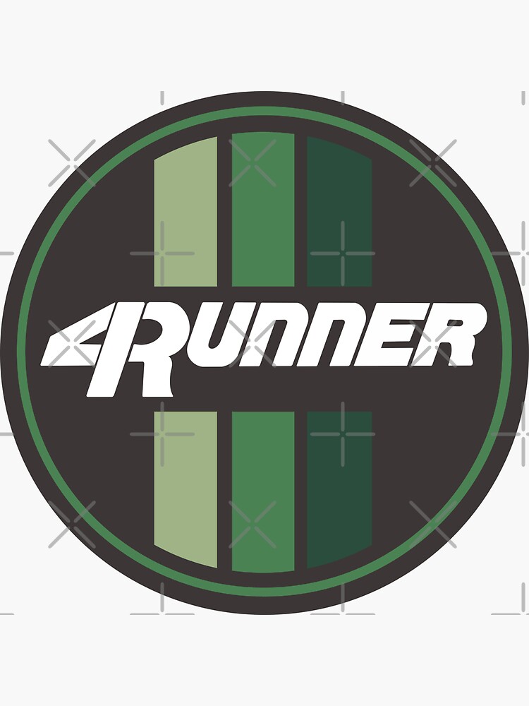 "4Runner Retro Logo (Green)" Sticker for Sale by MaseRiley99 | Redbubble