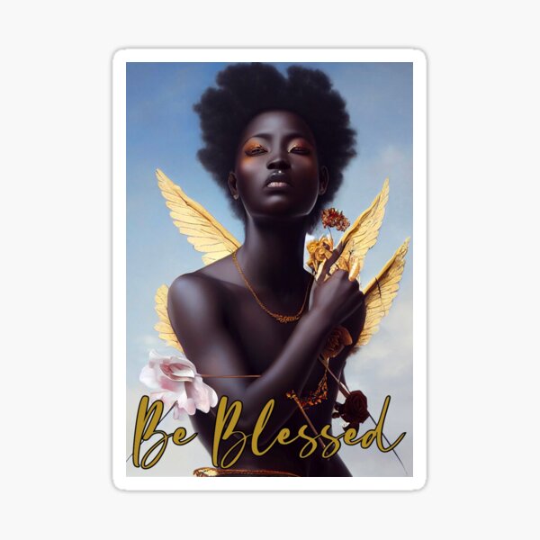 "Be Blessed Card" Sticker for Sale by SurrealeyeSEA | Redbubble