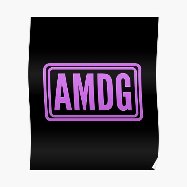 "AMDG - Ad Majorem Dei Gloriam - Latin Phrases - Jesuits" Poster for Sale by JourneyCreative ...