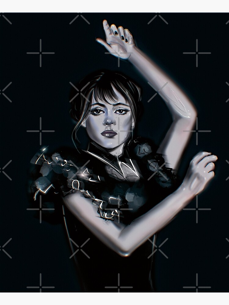 "Wednesday Friday Addams Dance" Poster for Sale by xsaxsandra | Redbubble