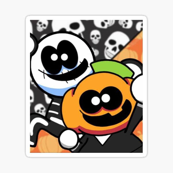 "Spooky Month" Sticker for Sale by Kokomi22 | Redbubble