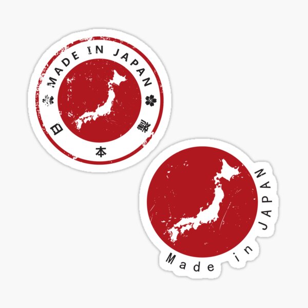 "Proudly made in Japan" Sticker for Sale by Sticker-Palace- | Redbubble
