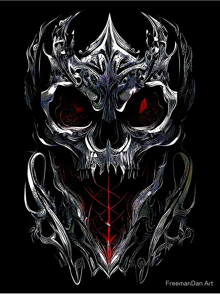 "2d Skulls 01" Poster for Sale by PsymetryArt | Redbubble