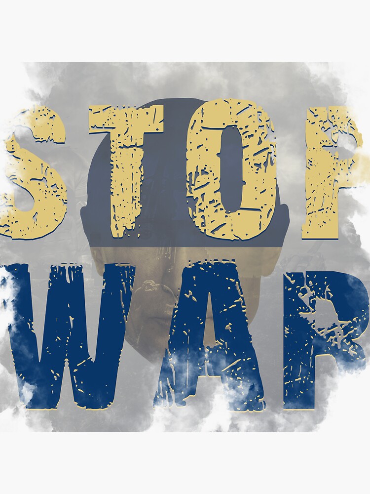 "STOP WAR" Sticker for Sale by yutpa | Redbubble