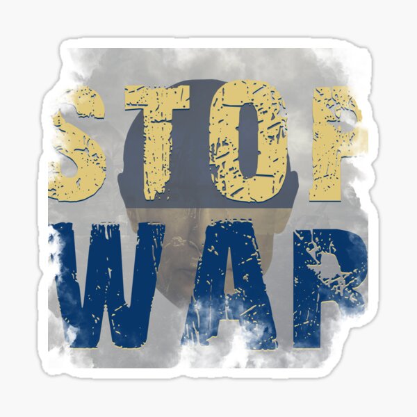 "STOP WAR" Sticker for Sale by yutpa | Redbubble