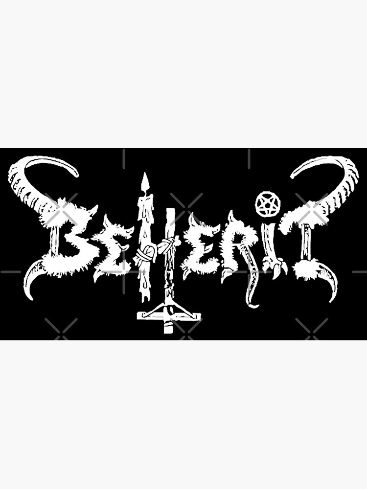 "Beherit Logo" Sticker for Sale by ToHellAndBack8 | Redbubble