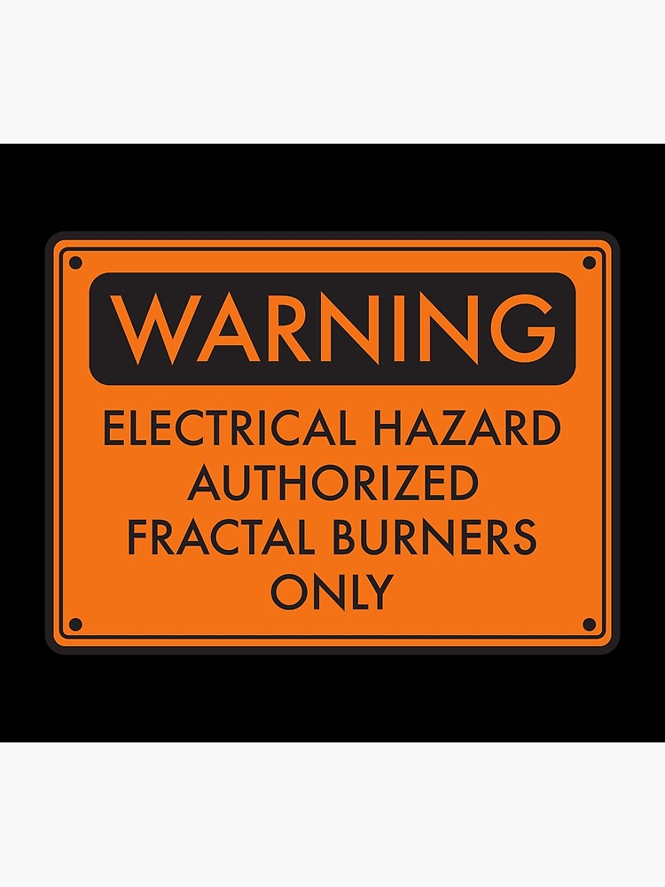 "WARNING Electrical Hazard" Poster for Sale by LightningArtTS | Redbubble