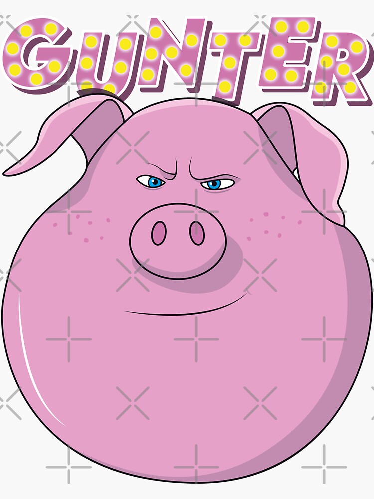 "Gunter-Sing" Sticker for Sale by Necronder | Redbubble