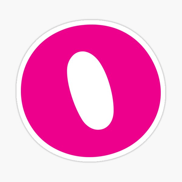 "Letter O, Initial O" Sticker for Sale by T-Caroline | Redbubble