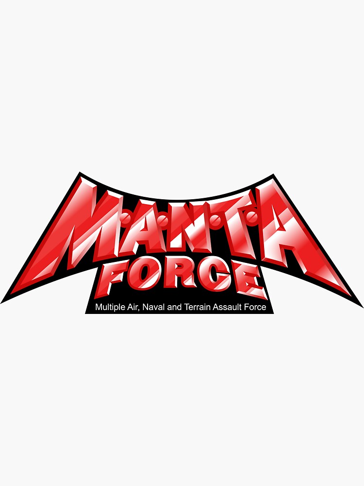"Manta Force logo" Sticker for Sale by damomonkey | Redbubble