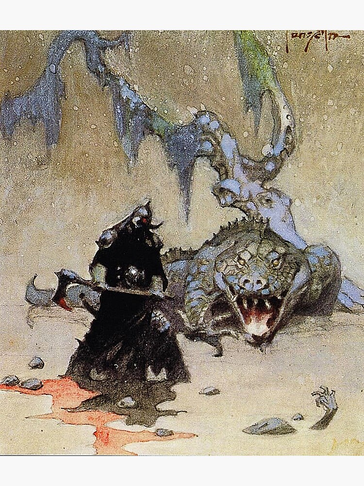 "Frank Frazetta - Death dealer" Poster for Sale by Lira-Studio7 | Redbubble