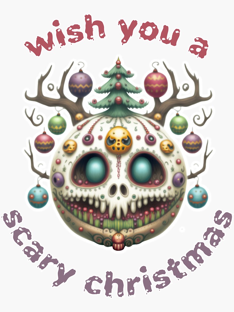 "Spooky Christmas / Day of the Dead meets Christmas / Scary Merry ...