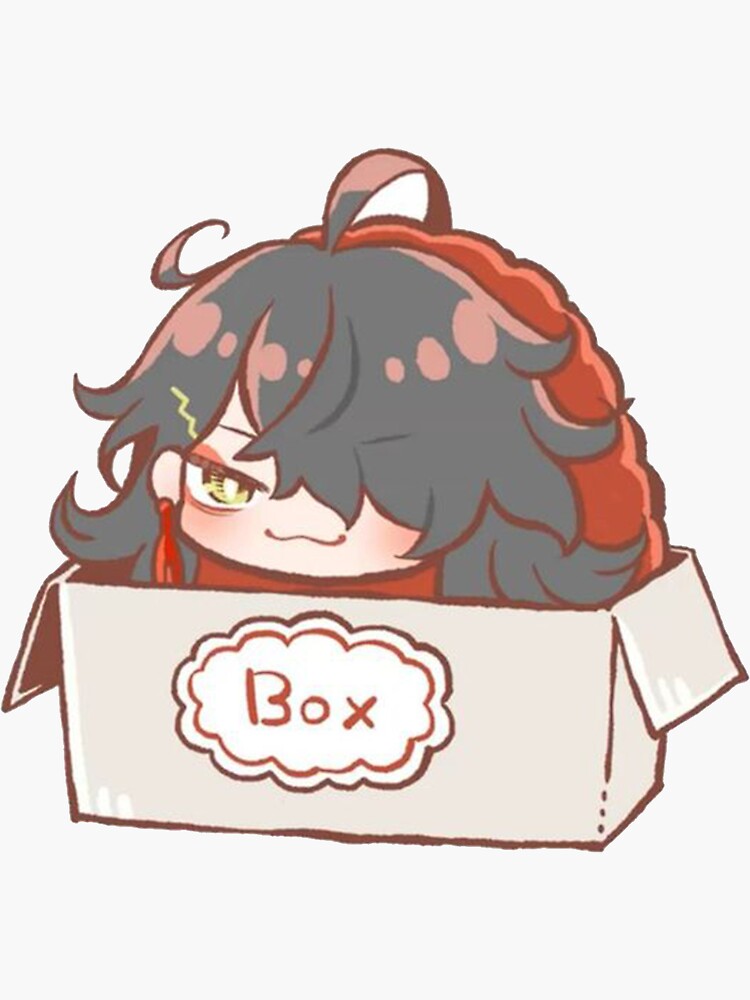 "Vox Akuma" Sticker for Sale by PaleorFish | Redbubble