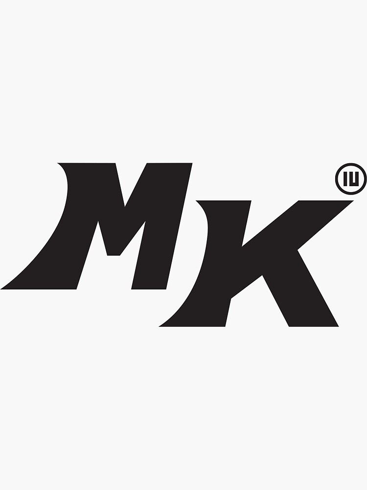 "MK - Initials You" Sticker for Sale by NorasetKunjara | Redbubble