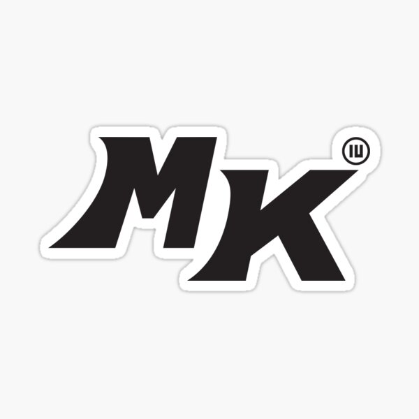 "MK - Initials You" Sticker for Sale by NorasetKunjara | Redbubble
