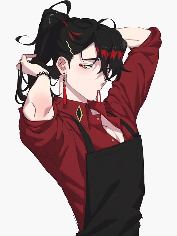 "Vox Akuma" Sticker for Sale by PaleorFish | Redbubble