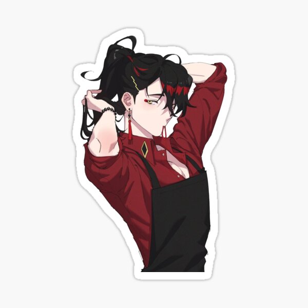 "Vox Akuma" Sticker for Sale by PaleorFish | Redbubble