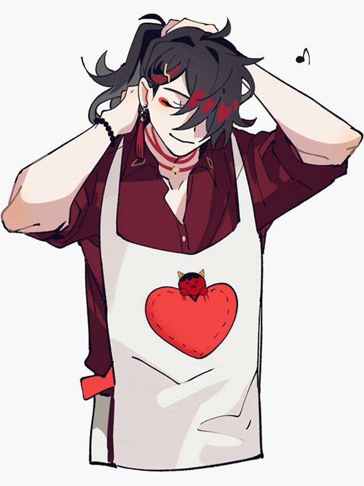 "Vox Akuma" Sticker for Sale by PaleorFish | Redbubble