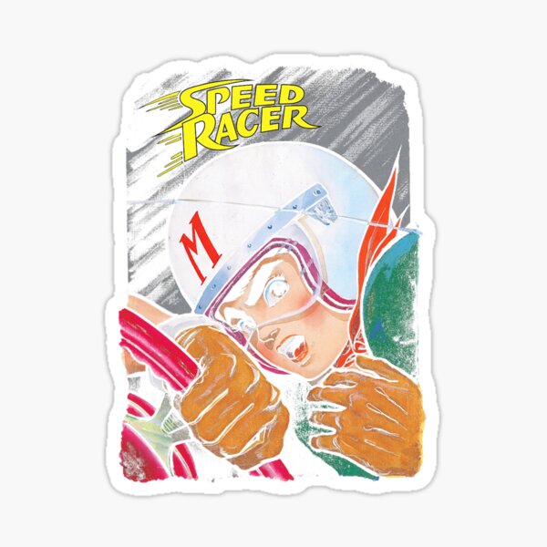 "US Manga Speed Racer Logo" Sticker for Sale by kutcher30gp7h | Redbubble