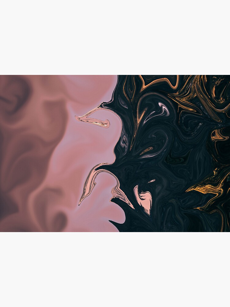 "Dark Theme Abstract" Sticker for Sale by procreativefox | Redbubble