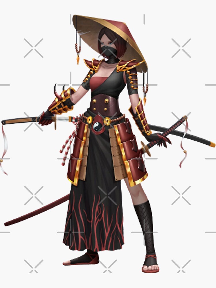 Anime Samurai Elf Sticker For Sale By Frommetoyou1 Redbubble