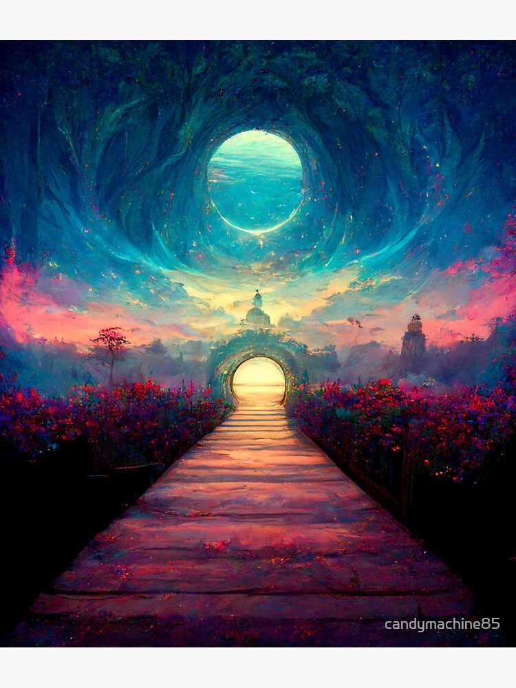 "Portal to a Dream Dimension" Sticker for Sale by candymachine85 ...