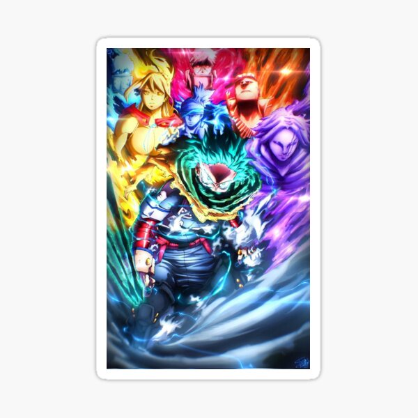 "Deku my hero academy" Sticker for Sale by Ricon-Otaku | Redbubble