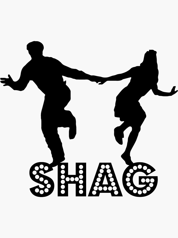 "Shag Swing Dance" Sticker for Sale by Slinky-Reebs | Redbubble