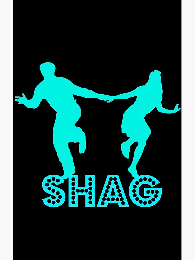 "Shag Swing Dance" Poster by Slinky-Reebs | Redbubble