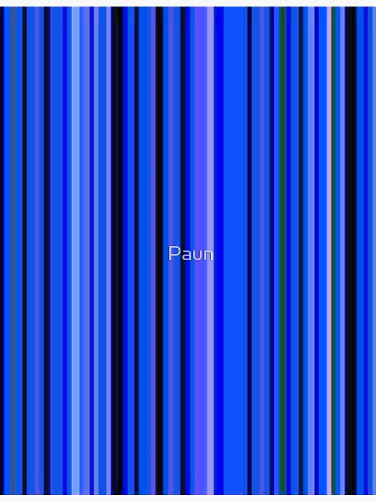 "The blue stripes" Sticker for Sale by Paun | Redbubble