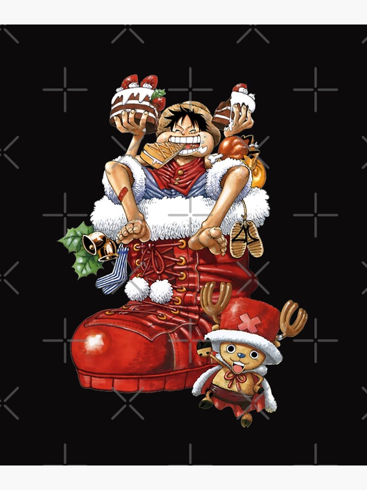 "anime christmas one piece luffy" Poster for Sale by FROMmetoyou1 ...