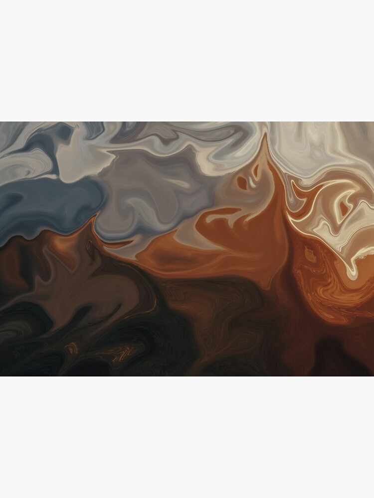 "Light And Dark Creative Brown Theme Abstract" Sticker for Sale by ...