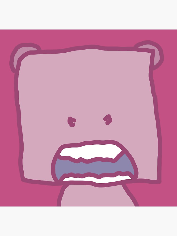 "Animal screaming" Sticker for Sale by tjayide1 | Redbubble