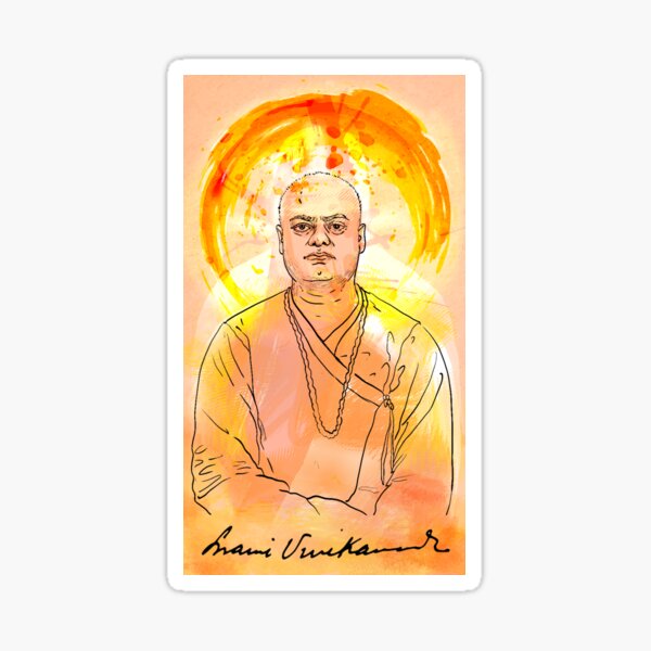 "Swami Vivekananda" Sticker for Sale by Insipred | Redbubble